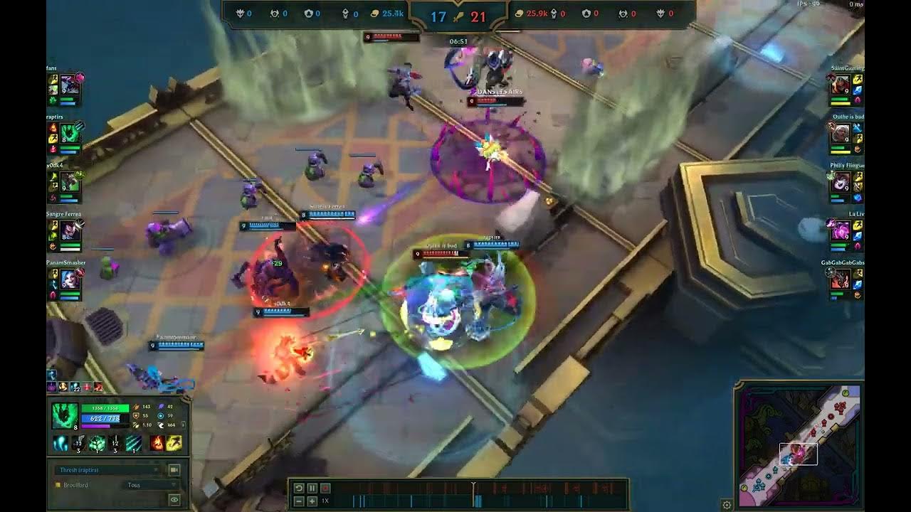 League of Legends Pentakill Thresh - YouTube