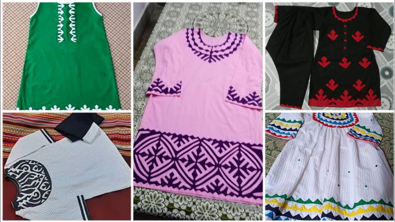 Baby Girls Aplic Work New Dress designs 2025 / Aplic Work Baby Frock ...