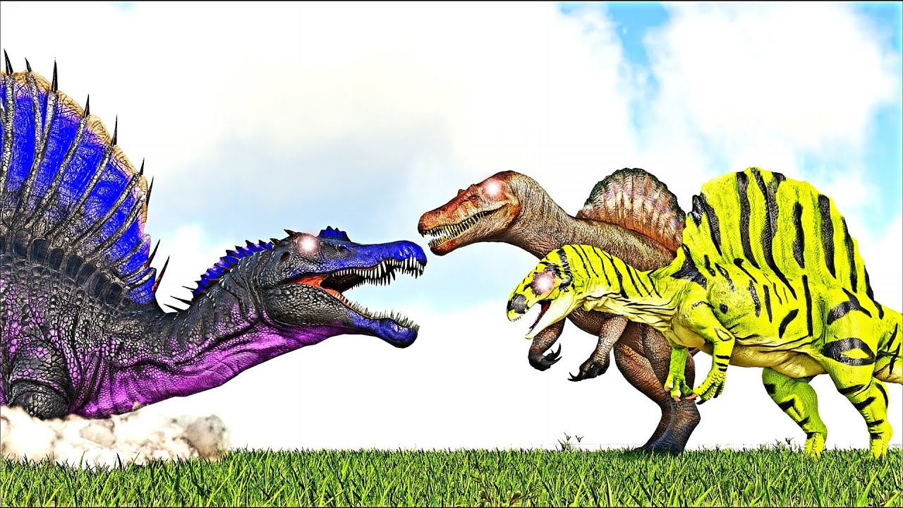 LAND SPINOSAURUS ALTISPINAX VS CMM SPINO & JURASSIC PARK SPINOSAURUS ...