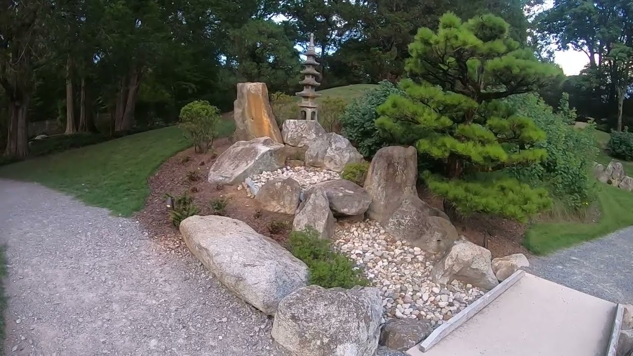 Japanese Garden Golden Hour - YouTube