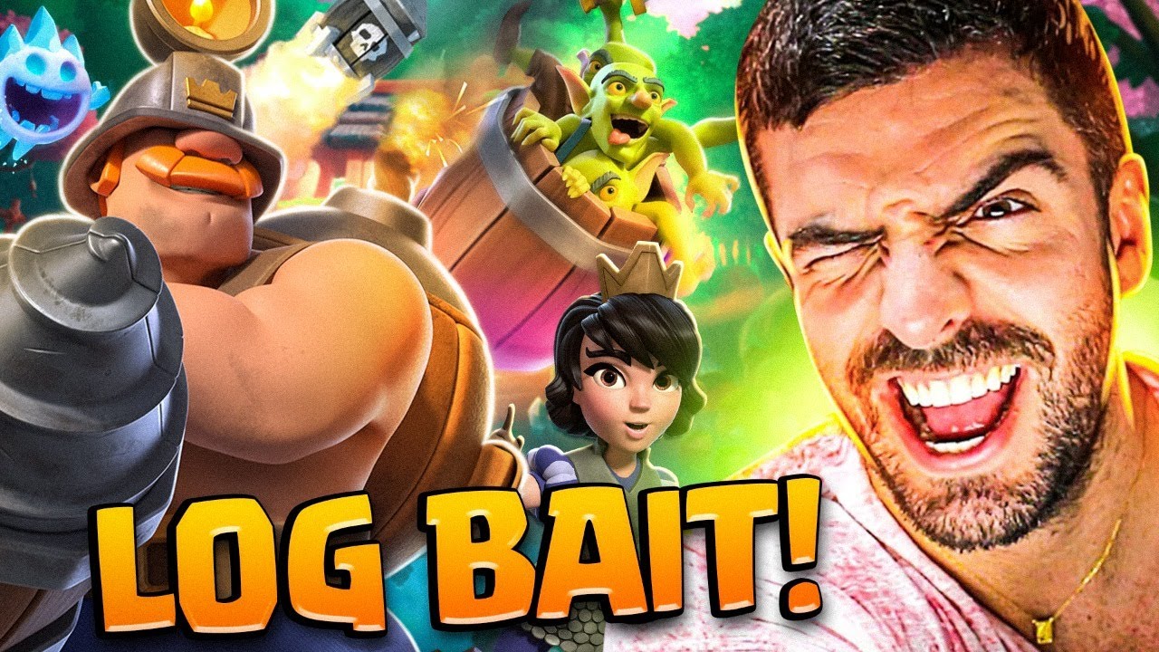 O MELHOR DECK DE LOG BAIT VERSÃO 2023 NO CLASH ROYALE! - YouTube