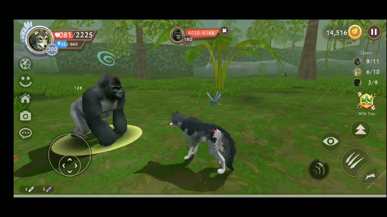 🔵🔴Wildcraft video complete quest of wolf - YouTube