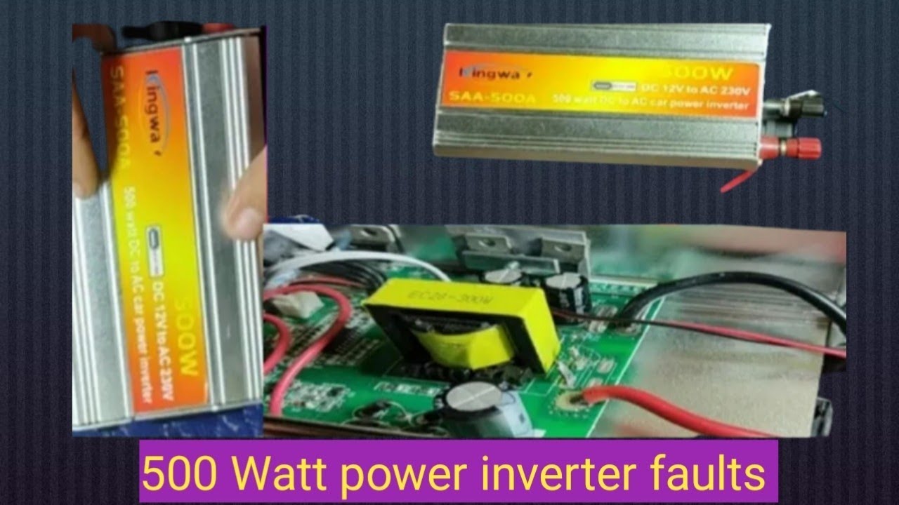 Inverter repair,500watt power inverter fault. - YouTube