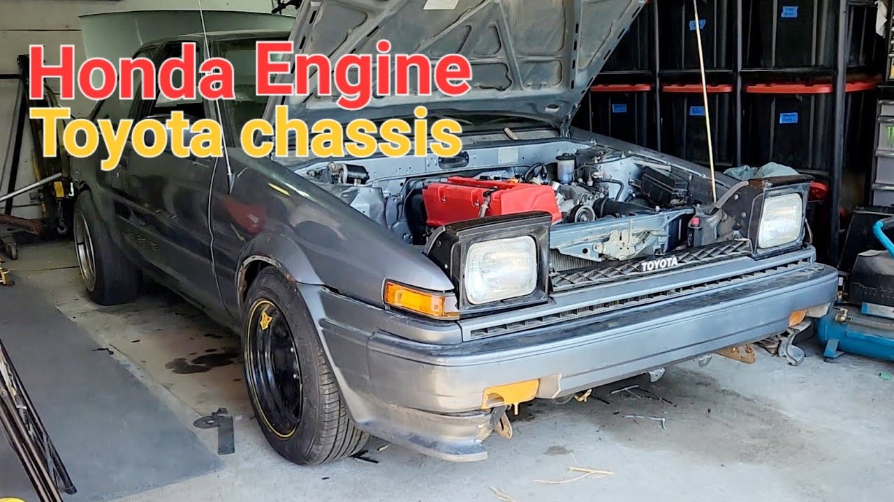 K24 swapped ae86 pt5. Running Driving Leaving. - YouTube