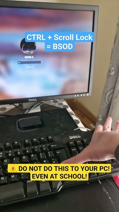 Crashing my PC with CTRL + Scroll Lock. - YouTube