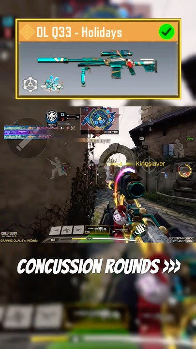 Concussion Rounds rule COD Mobile #codm #codmobile #rankednuke #cod #callofdutymobile - YouTube