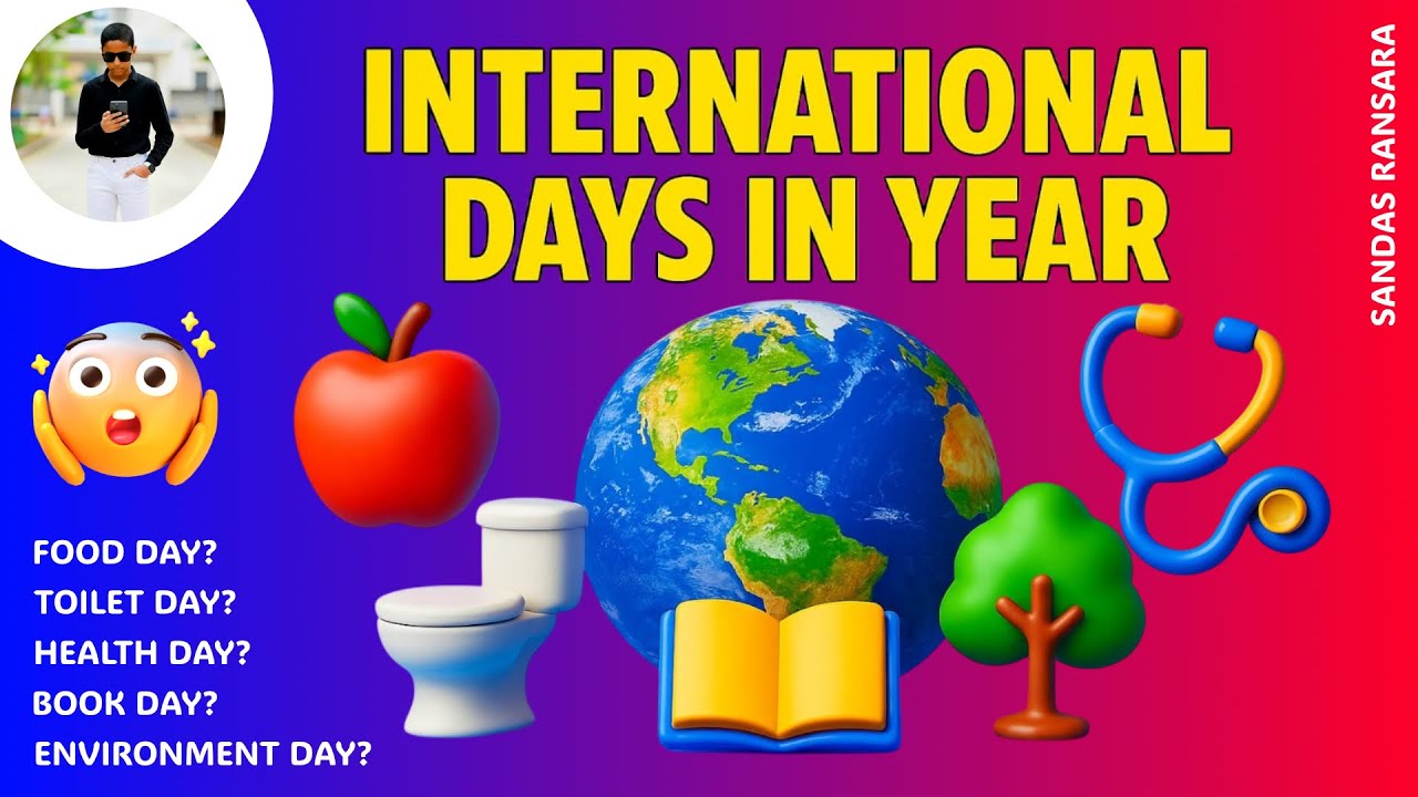International Days Calendar | Never Miss An Important Day! | SANDAS ...