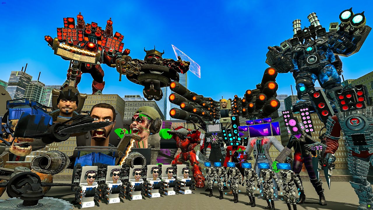 NEW WEAPON ASTRO JUGGERNAUT VS UPGRADED TITAN CAMERAMAN IN GARRY'S MOD ...