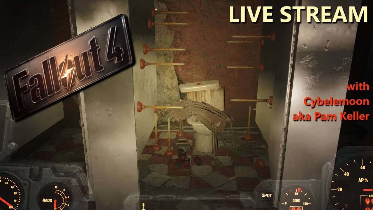 Fallout 4 Live Stream - MODDED - Builds and Gore. - YouTube