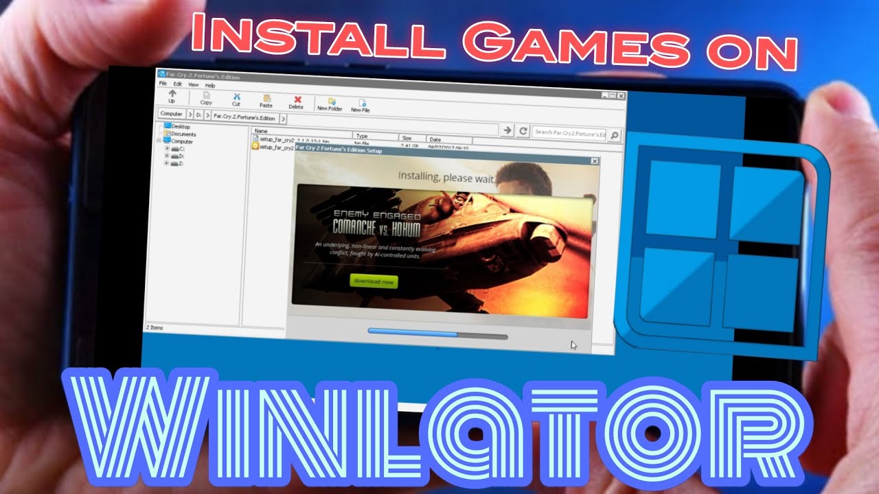 How to install games on winlator l easy way - YouTube