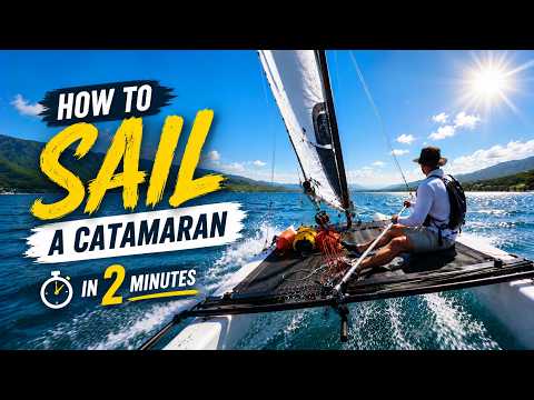 How to sail a Catamaran in 2 min