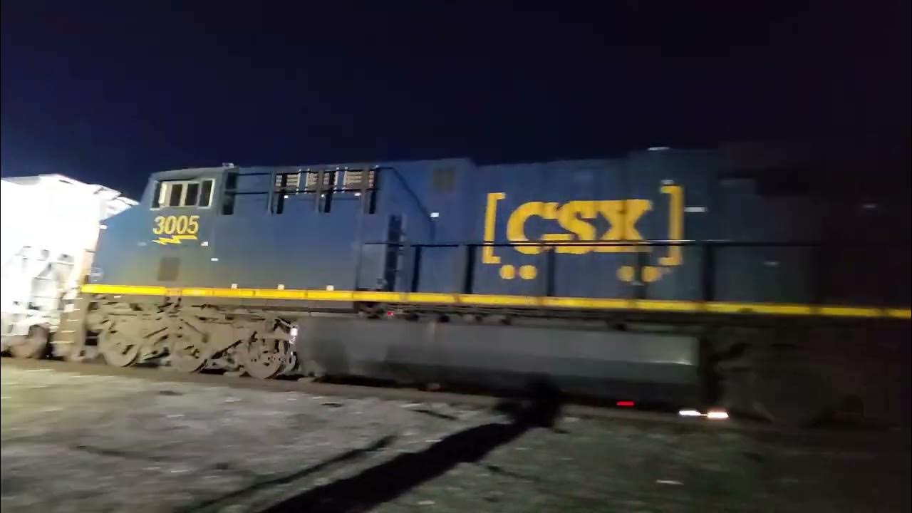 CSX 3224 5 BNSF scraper units 1224, 1226, 1223, 1233, 1286 and middle DPU 3005. RARE M332 - YouTube
