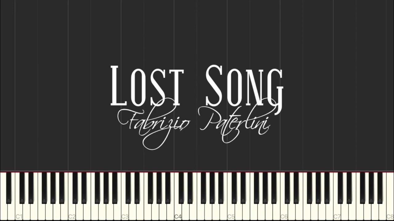 Lost Song - Fabrizio Paterlini (Piano Tutorial) - YouTube