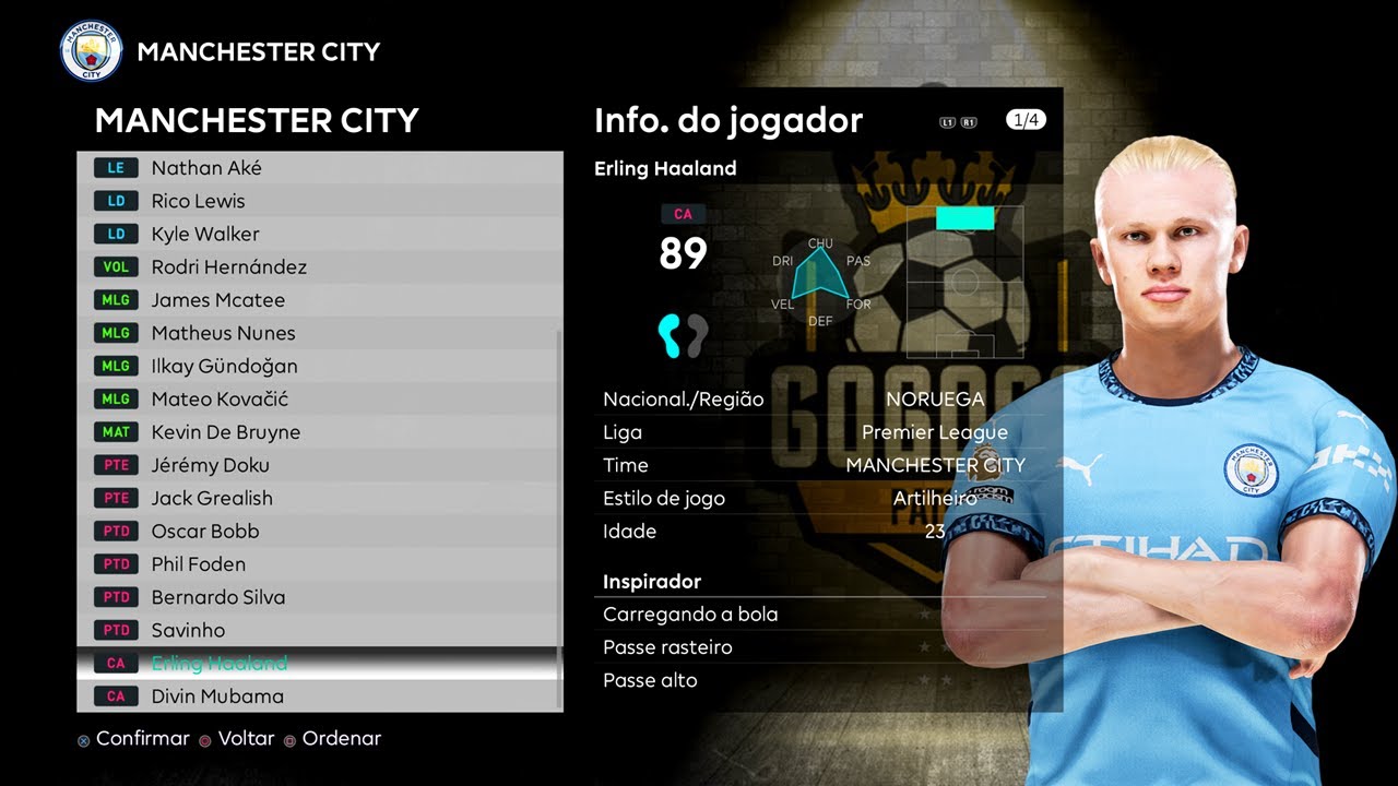 PES 2021 - COMO ESTA O MANCHESTER CITY NO PATCH GOGOSZ 7.1 - FACES E ...