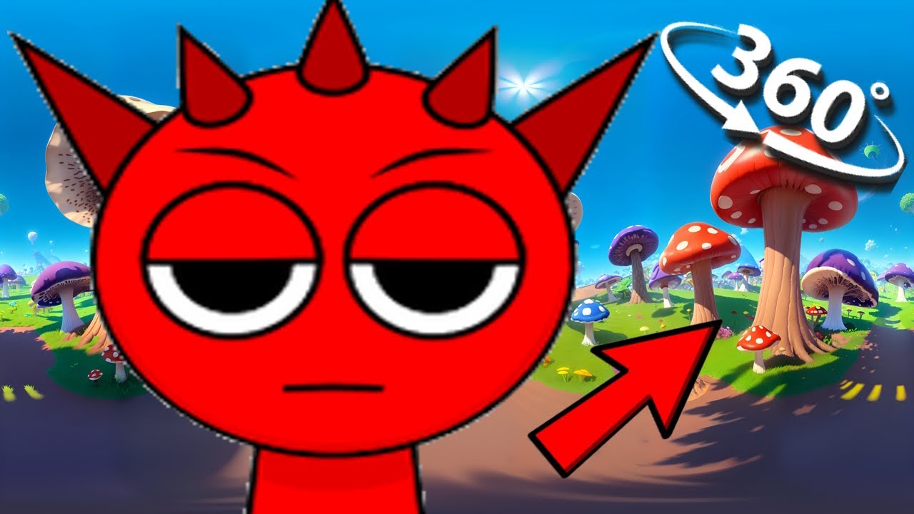 Hooray I Found Incredibox Sprunki Red Raddy in this picture in 360° VR ...