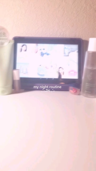 My night routine! #wonyoungism #aesthetic #grwm #skincare #night #nightroutine #routinevlog # ...