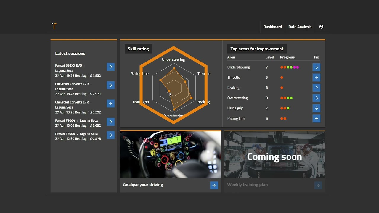 AI Simracing Coaching | How to use the Track Titan platform to get ...