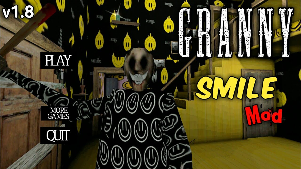 GRANNY V1.8 SMILE MOD | SEWER ESCAPE FULL GAMEPLAY - YouTube