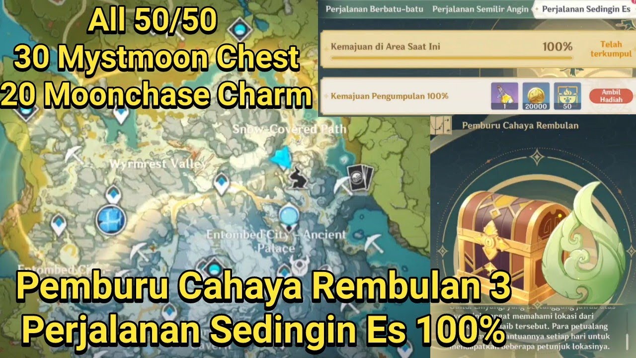 Perjalanan Sedingin Es 100% | All Mystmoon Chest & Moonchase Charm ...