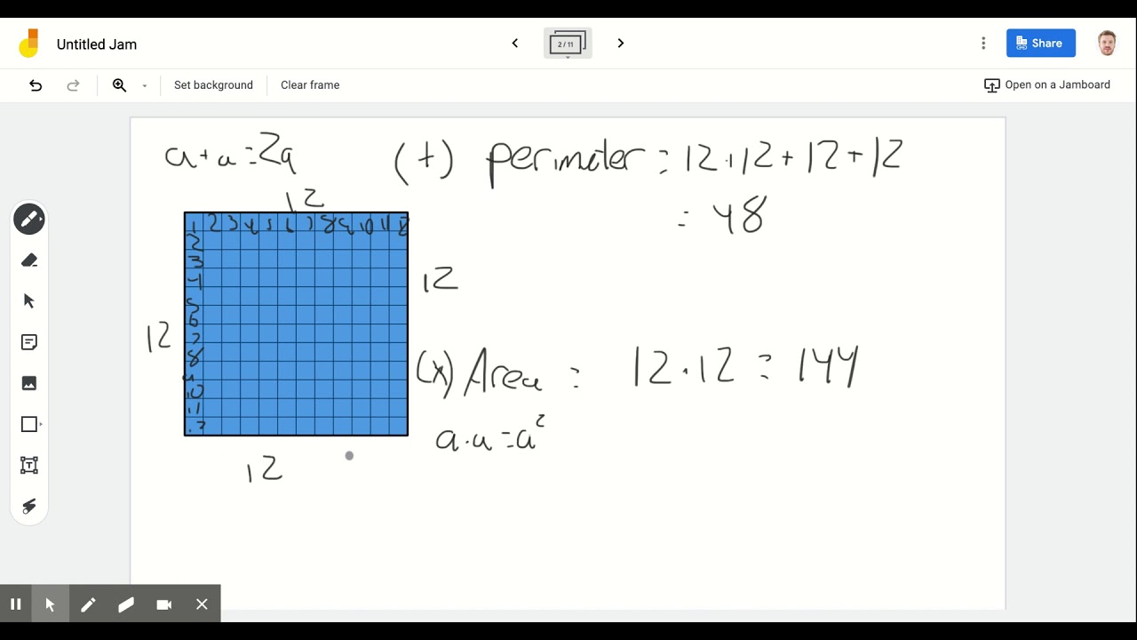 Algebra - How to find the Area - YouTube