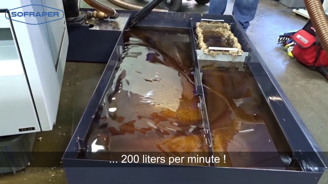 [EN] Optimoil 209 SIEBEC SVS Chips and oils vacuum and sump machine SOFRAPER - YouTube