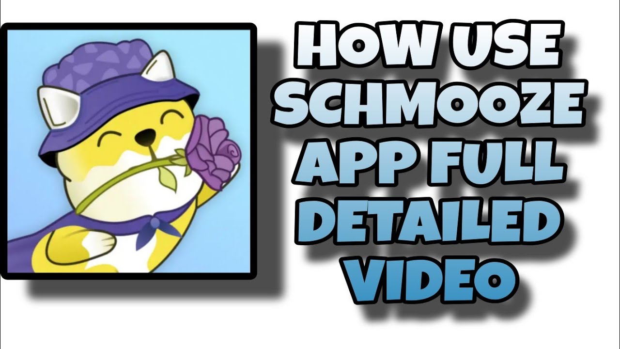 How to use schmooze app | How to date on schmooze app - YouTube