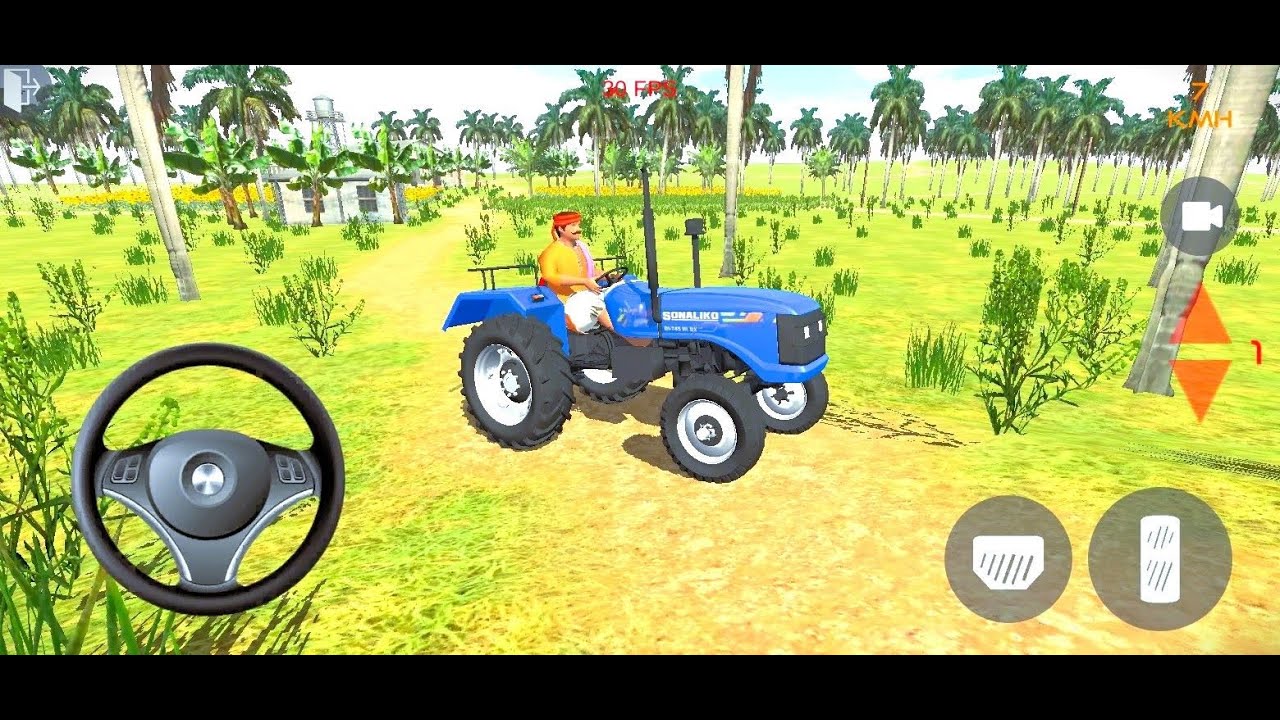 Indian Tractor Driving | Tractor Games | Gadi Games With Trolly | Best ...