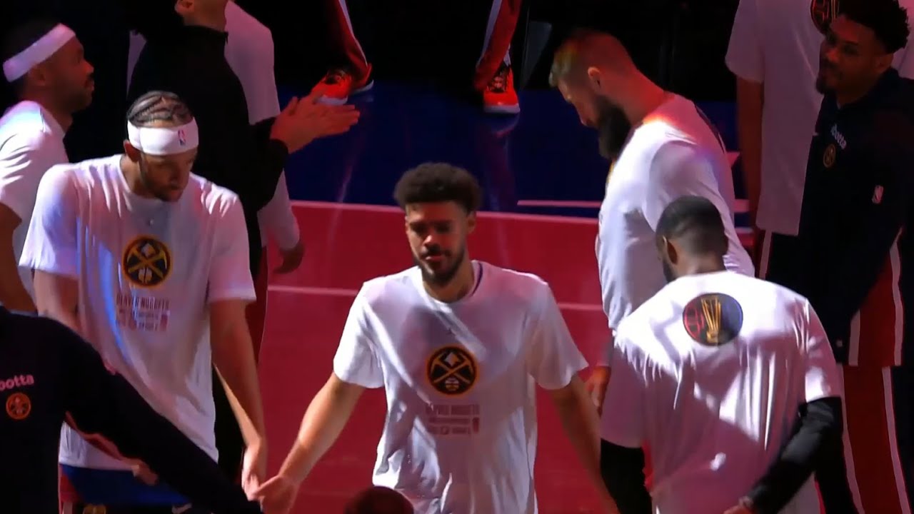 Denver Nuggets Intro 2025 NBA Cup - Nuggets Starting Lineup Intro - YouTube