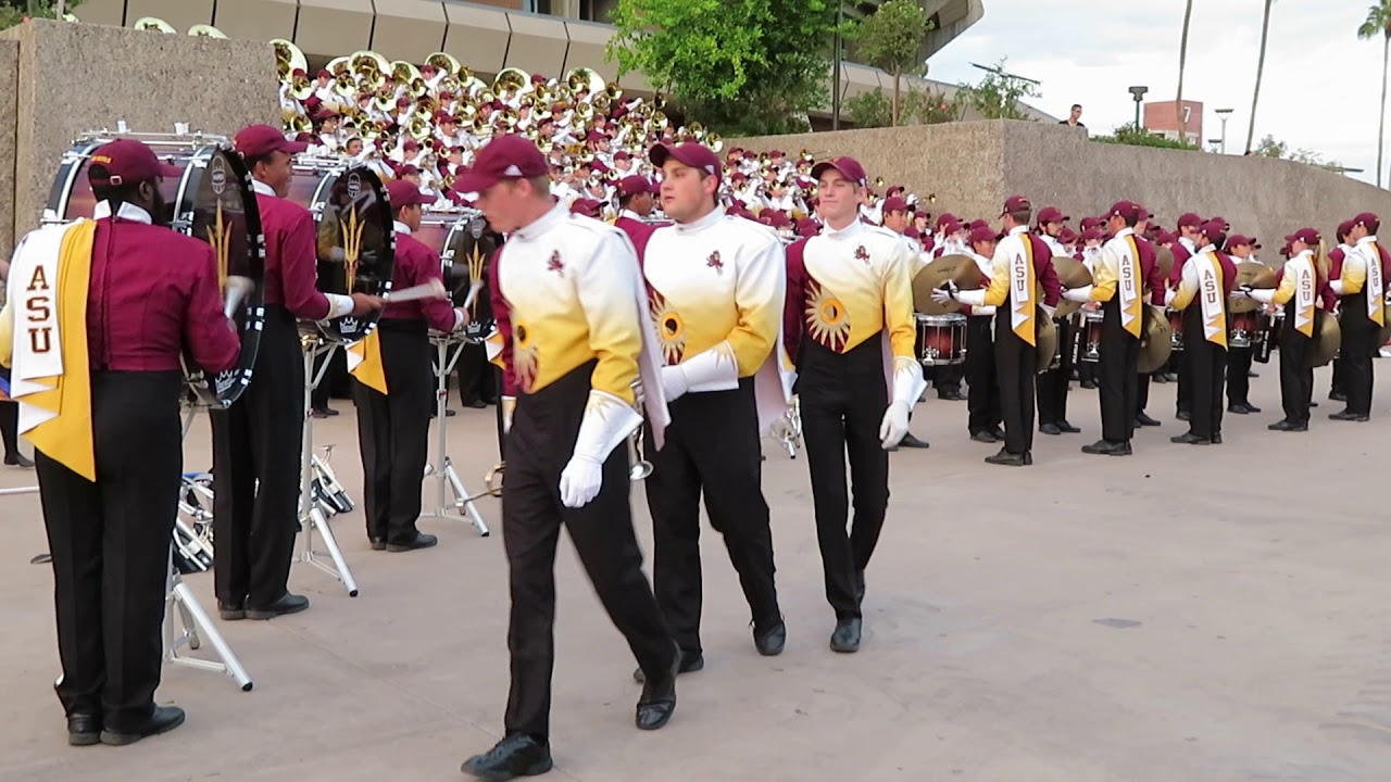 ASU Sun Devil Marching Band - Halftime Music 11/4/2017 - YouTube