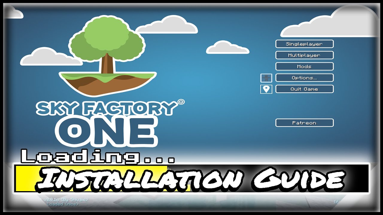 How To Download & Install SkyFactory One for Minecraft - YouTube
