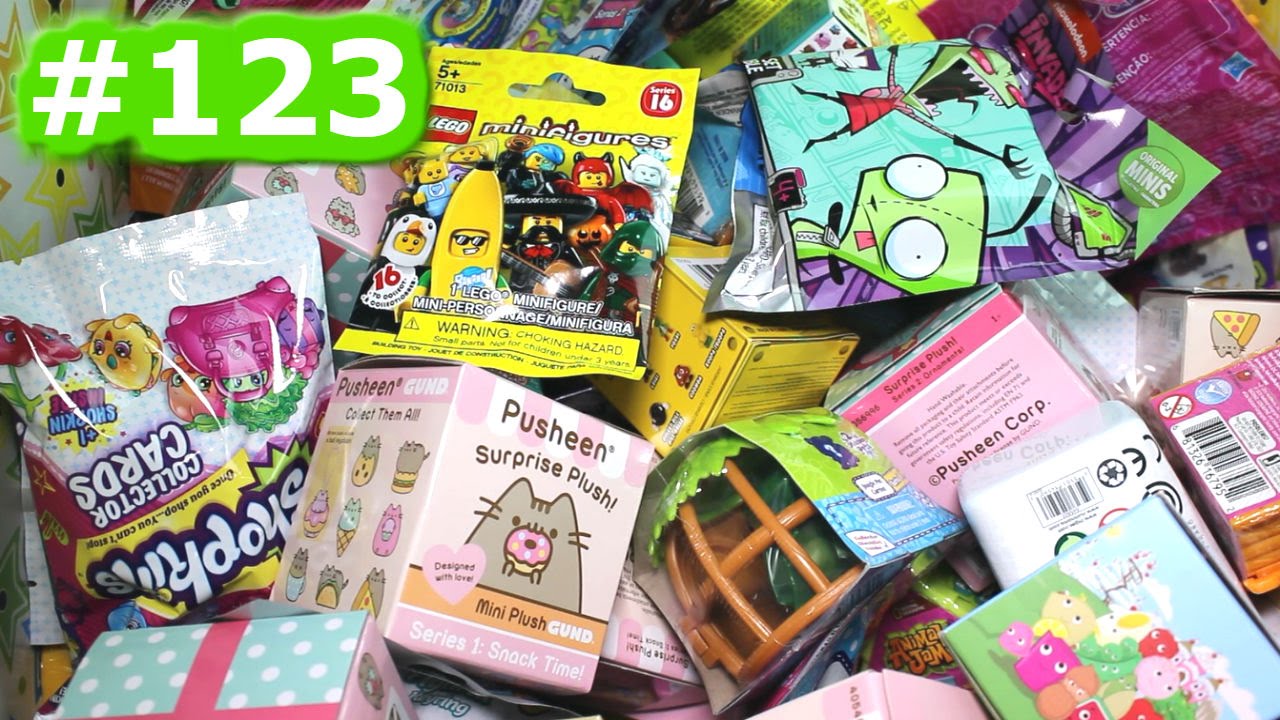 Random Blind Bag Box Episode #123 - Happy Places, Pusheen, Shopkins ...