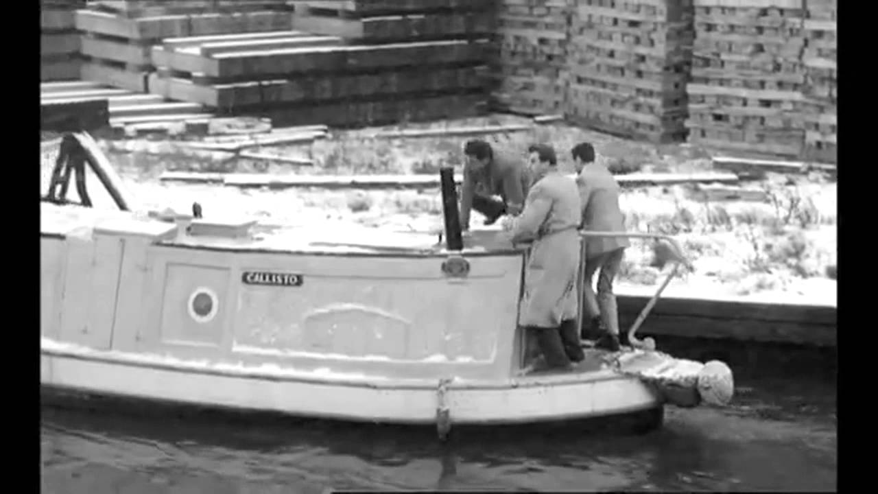 Narrowboat Callisto the movie star! The Criminal 1960 - YouTube