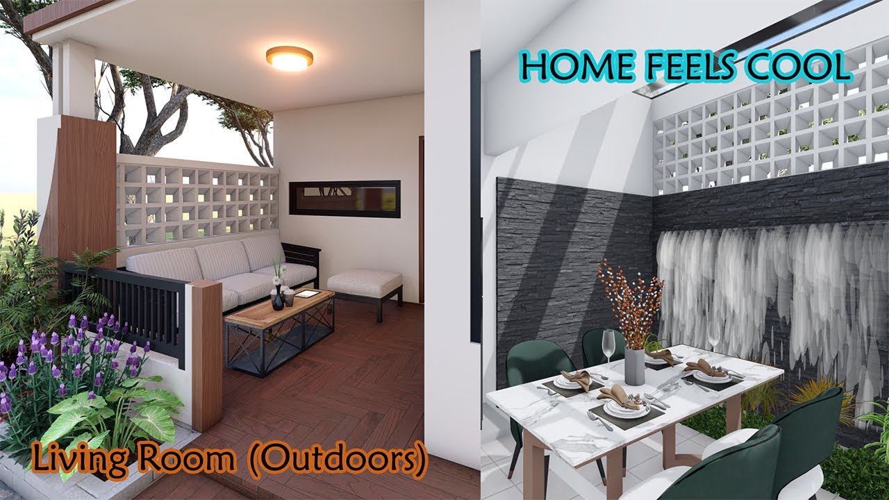 NEWEST HOUSE, Outdoor Living Room, Home feels cool - Small House Design ...