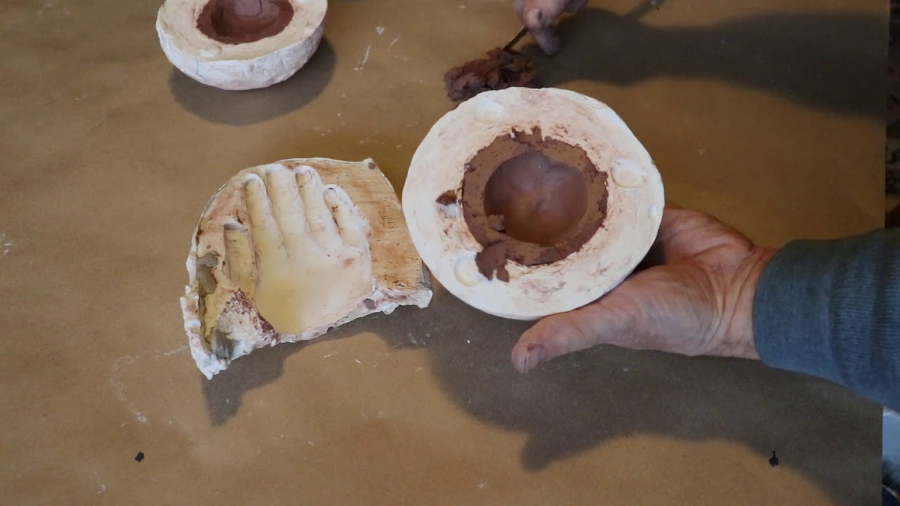 Pressing Clay in Molds - YouTube