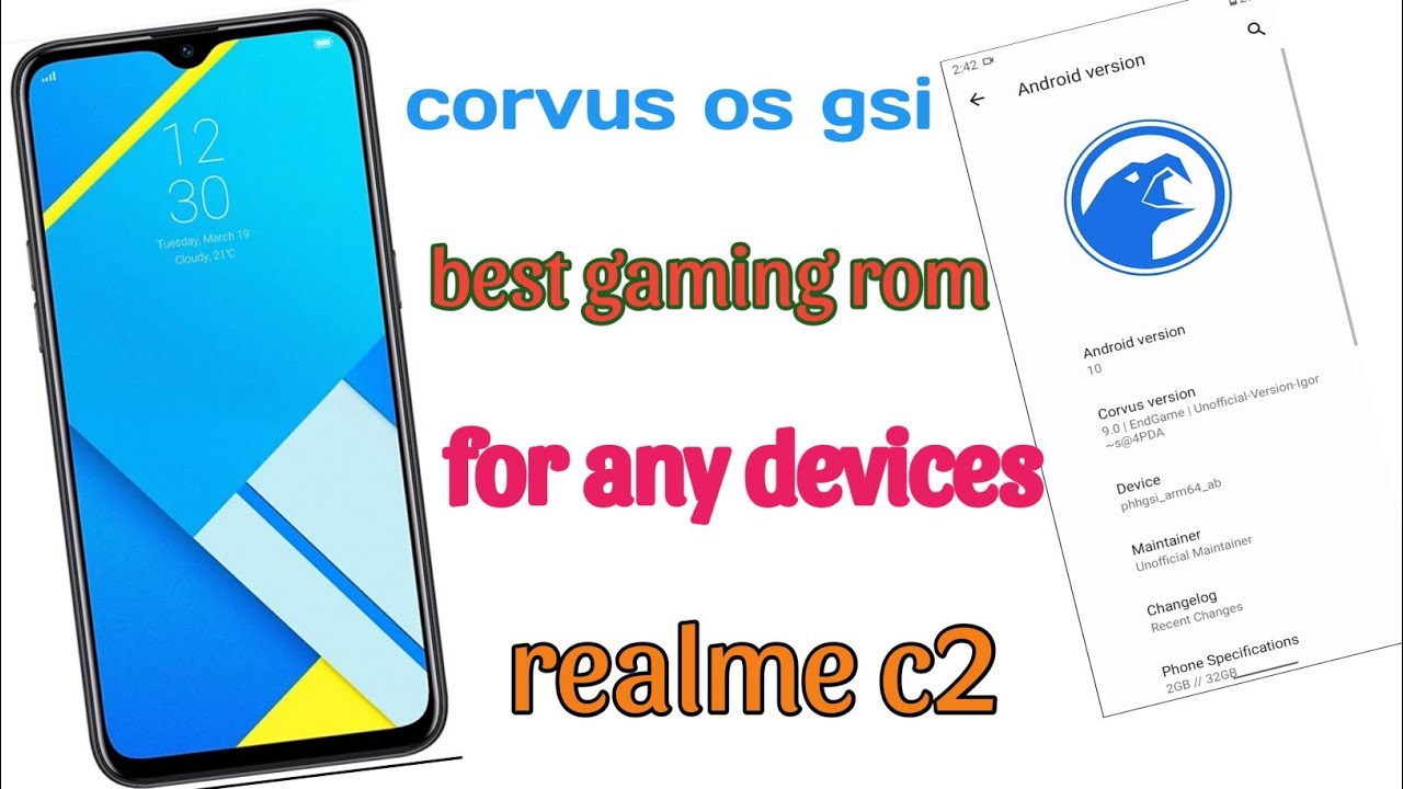 corvus custom rom android 10 in any project treble device (using TWRP ...