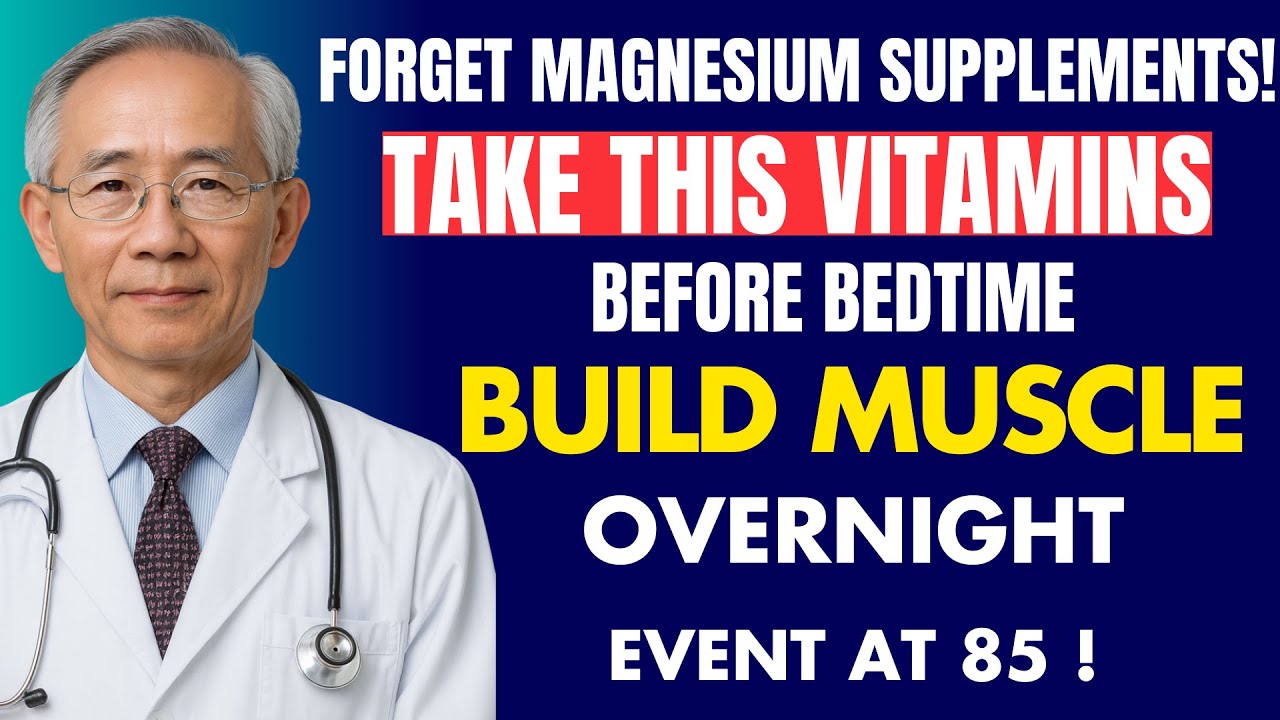 Forget Magnesium Pills! Take This Vitamins at Night to Rebuild Muscle ...