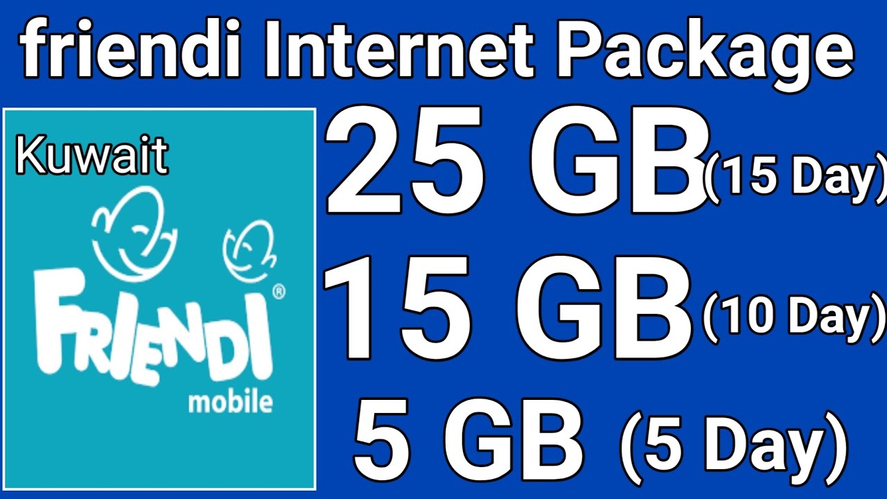 How do i Get friendi 25 GB internet prepaid plan | friendi 15 GB ...