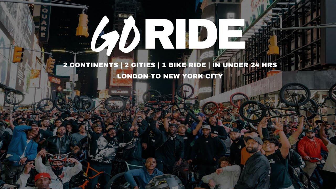 GO RIDE - London to NYC in under 24 HOURS - YouTube