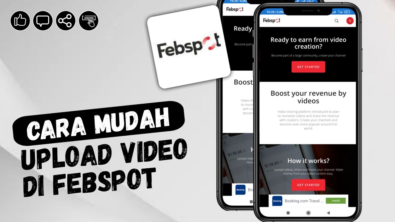 CARA MUDAH UPLOAD VIDEO DI FEBSPOT - YouTube