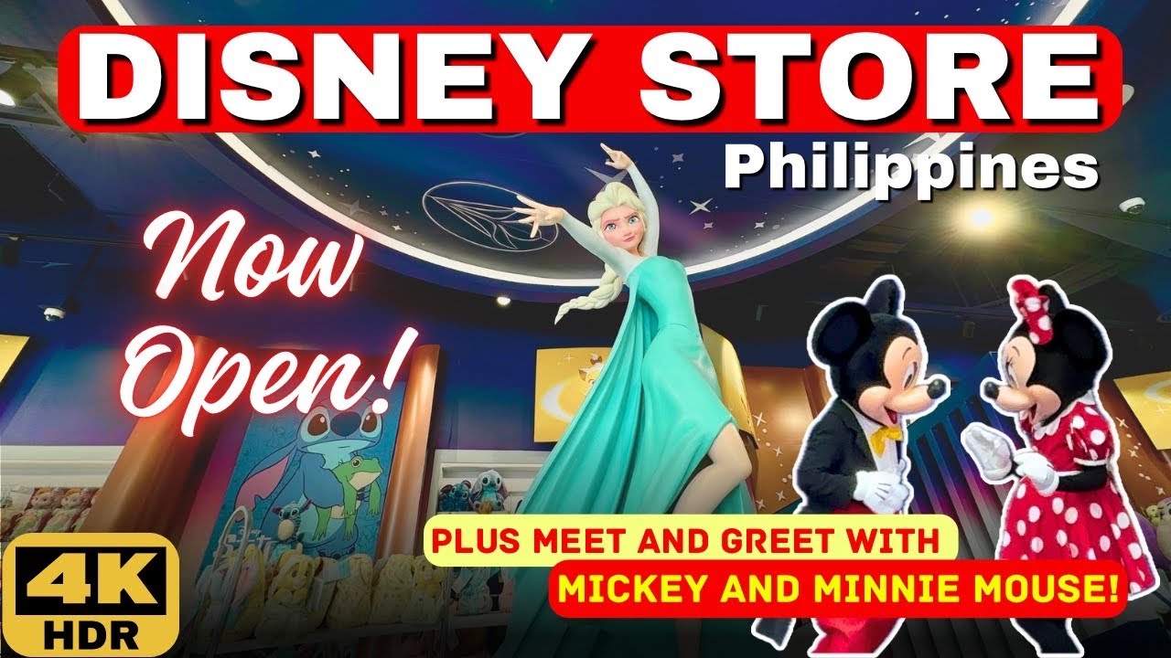 DISNEY Store Philippines Now Open! with Prices + Meet & Greet with ...