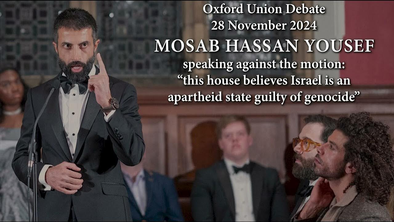 UNCENSORED The speech they tried to hide: Mosab Hassan Yousef at Oxford Union: Israel ...