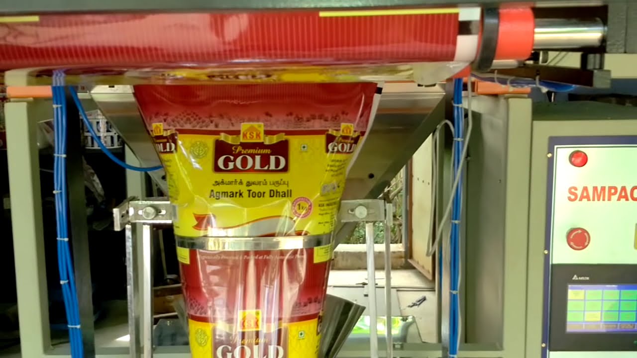 DAL PACKING MACHINE MANUFACTURERS 250gm ,500gm & 1Kg Quality Machines ...