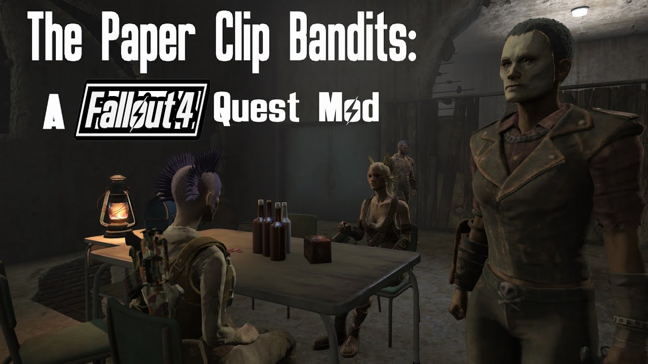 The Paper Clip Bandits | Fallout 4 Quest Mod - YouTube