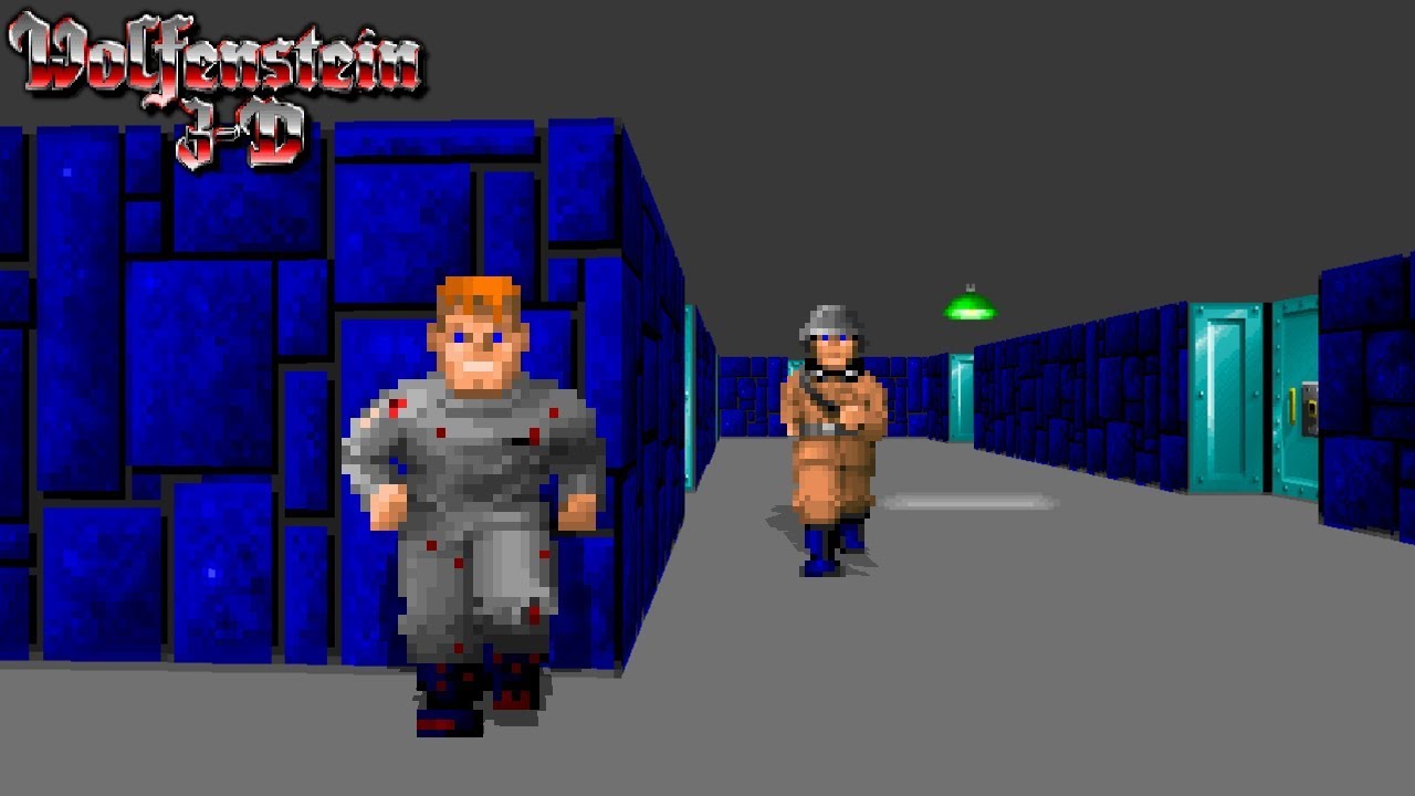 Wolfenstein 3D Let's Play - Blaskowitz's Origin Story? - YouTube