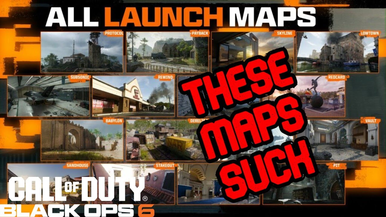 BO6 Maps RUIN The Multiplayer - The Maps Suck - YouTube