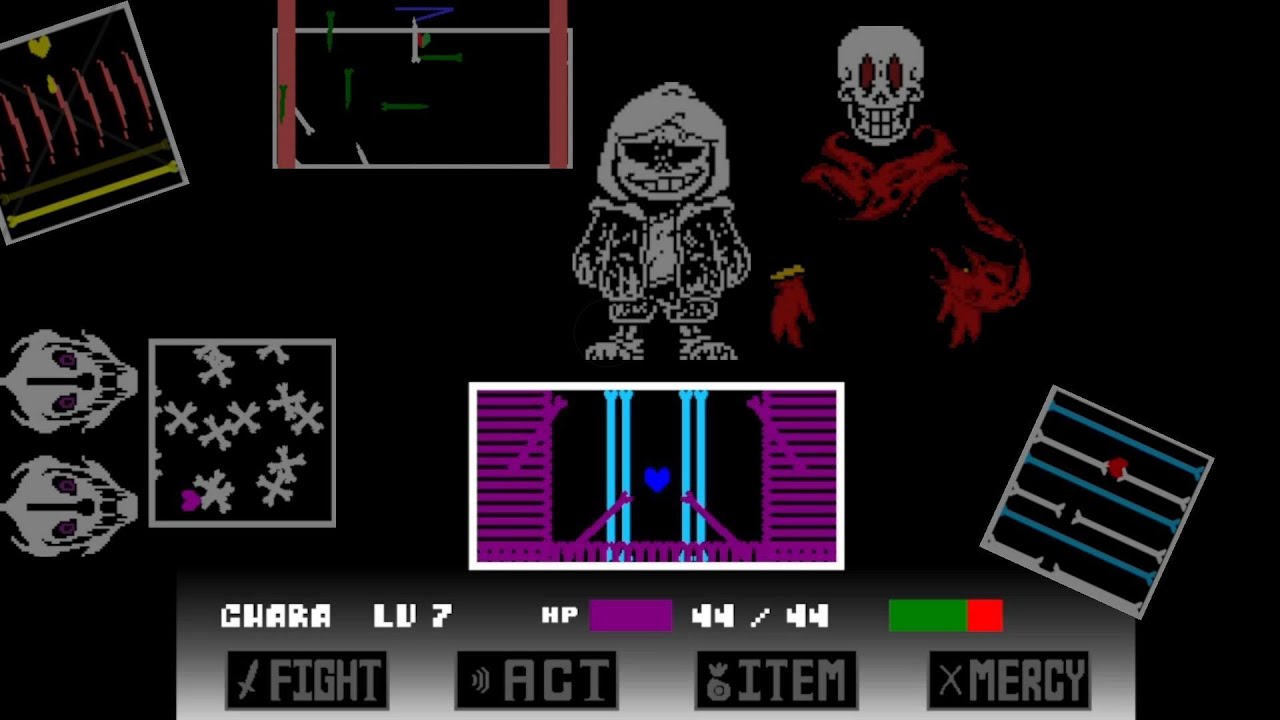 Dusttale Murder Sans Phase 1-2 by FDY Completed! [Undertale FanGame ...