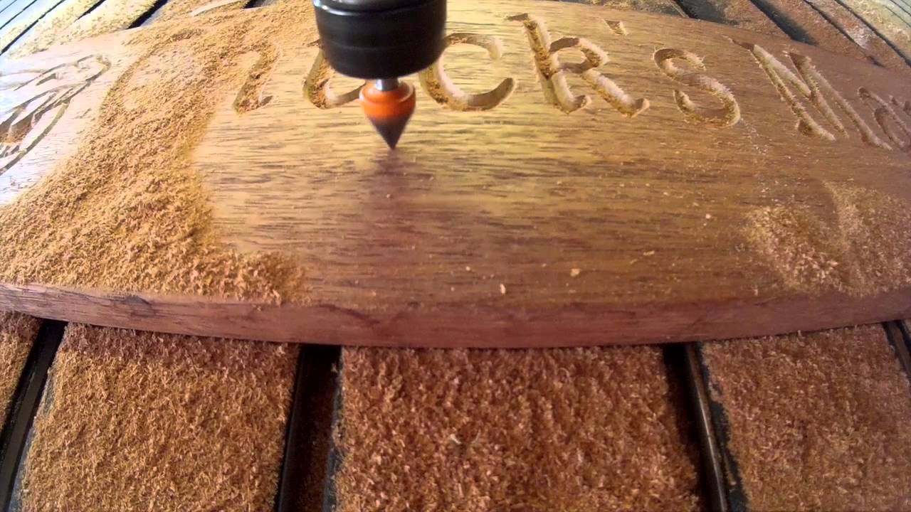 CHUCKS MAN CAVE - A CNC engraved timber sign created by QLD Timber ...