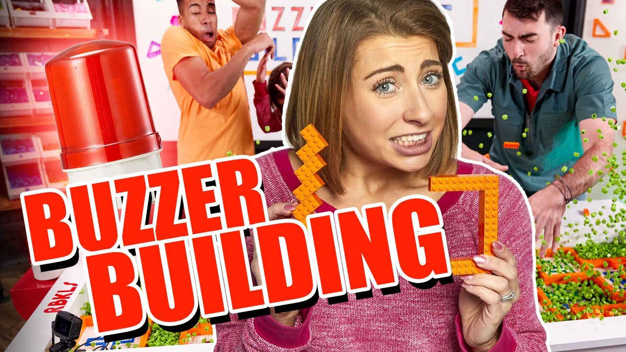 LEGO Buzzer Building Race - REBRICKULOUS - YouTube