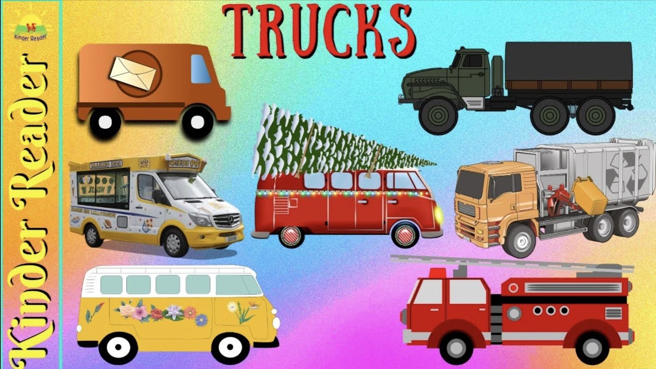 Trucks, Children's books, Reading Time, Big Vehicles, Road ...