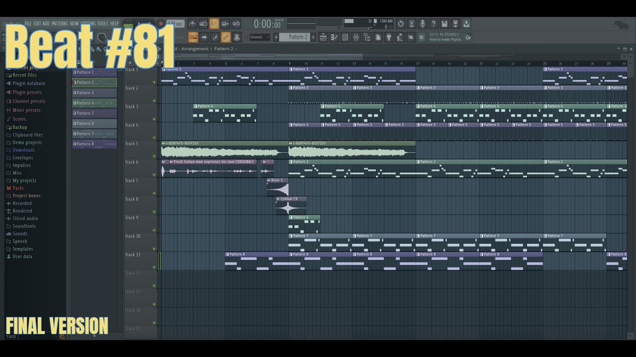 My Eighty First Beat In FL Studio (FINAL VERSION) - YouTube